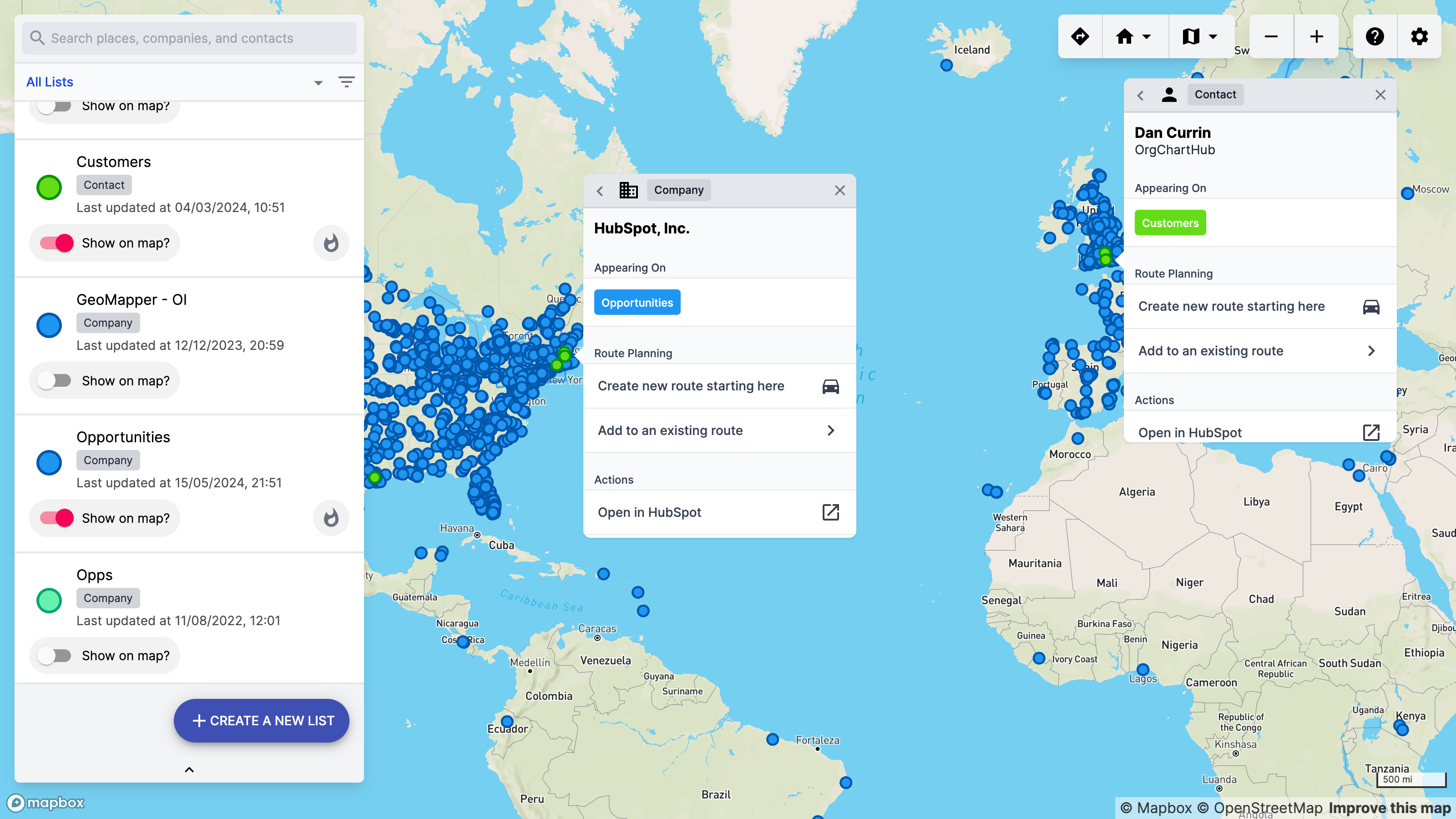 GeoMapper: Map inside your CRM HubSpot Integration | Connect Them Today